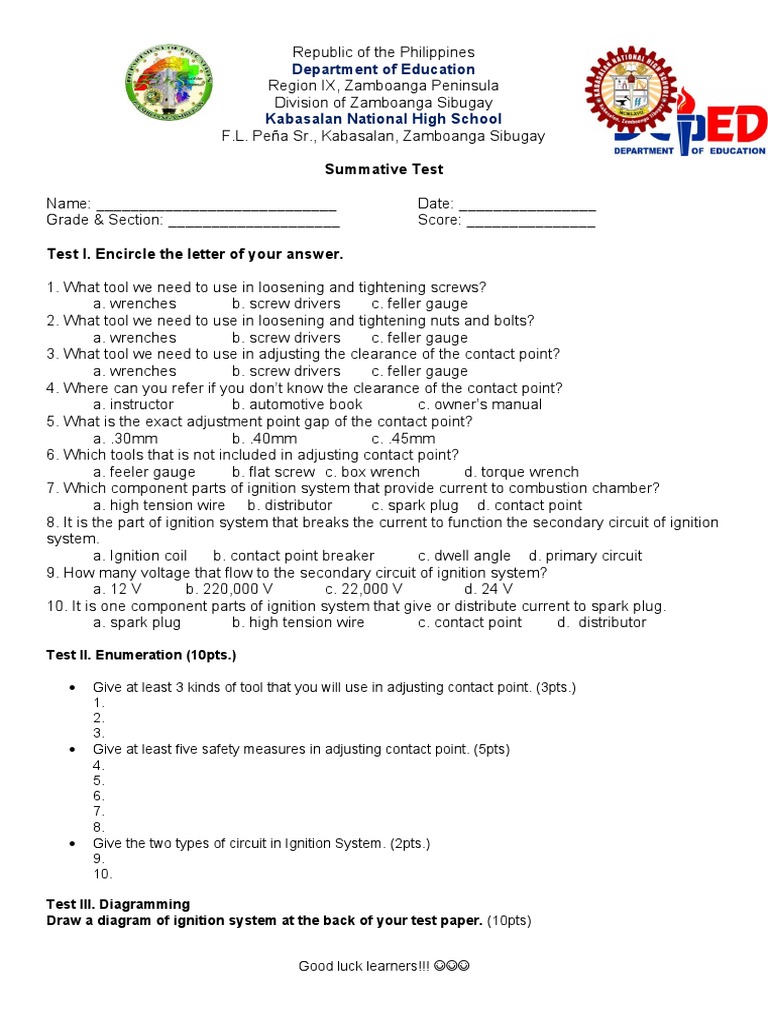 Ignition System Tools and Tests | PDF | Ignition System | Distributor