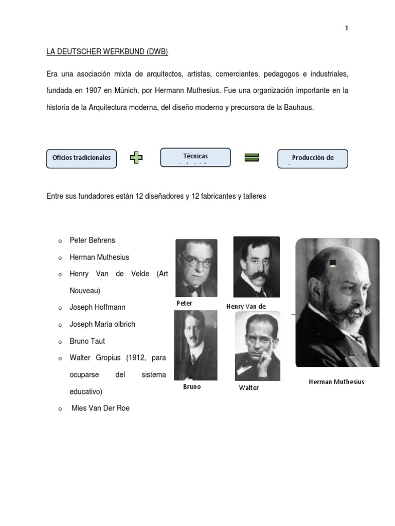 La Deutscher Werkbund (DWB) | PDF | Estética | Diseño