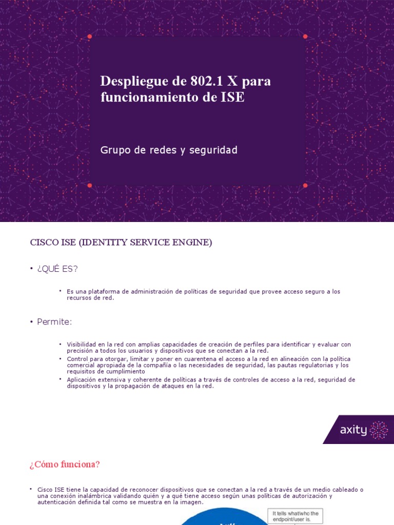 Cisco Ise | PDF | Usuario (informática) | Red de computadoras