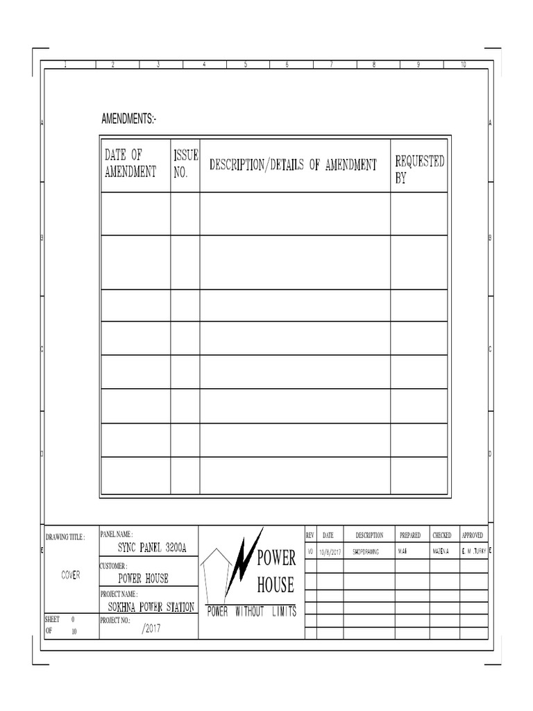 Synch Panel 3200a | PDF | Electrical Engineering | Electronics