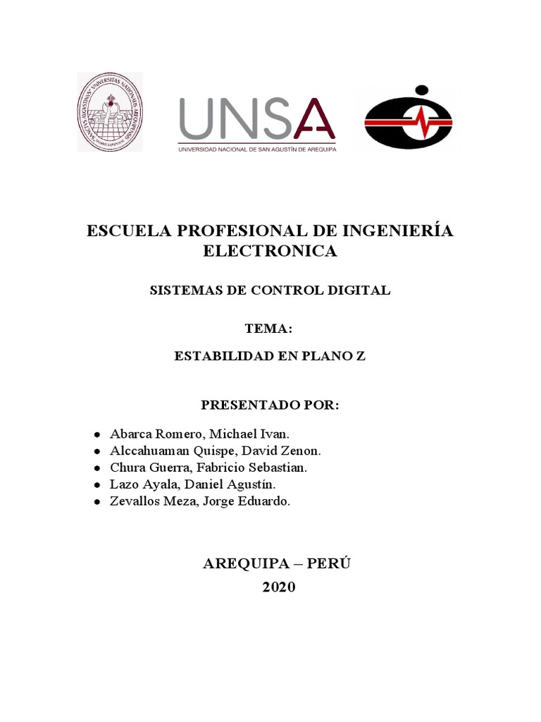 Estabilidad en Plano Z | PDF