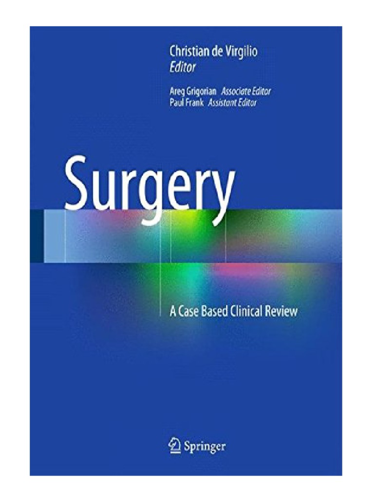 Surgery A Case Based Clinical Review Part1 | PDF