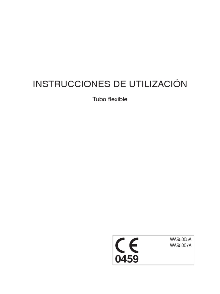 Manual de Instrucciones Wa95005a, Wa95007a PDF | PDF | Esterilización ...