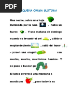 Cuento La Oruga Muy Hambrienta | PDF