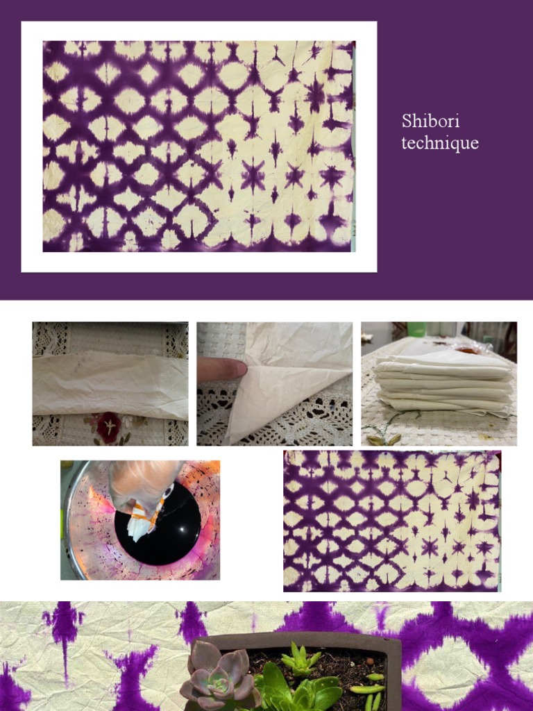 Exploring Traditional Japanese Shibori Dyeing Techniques: Big Folds ...