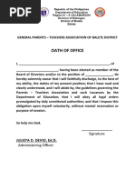 Induction and Oath Taking Ceremony Program Flow | PDF | Educational ...