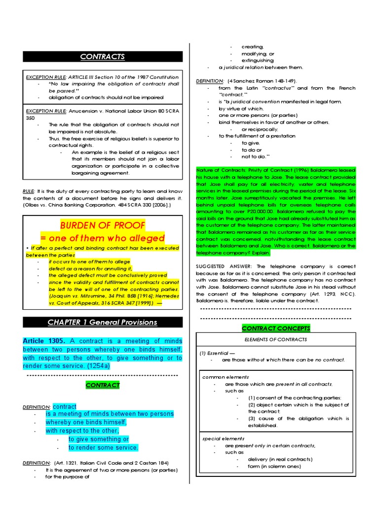 CHAPTER 1 General Provisions 1301-1317 | PDF | Public Policy Doctrine ...