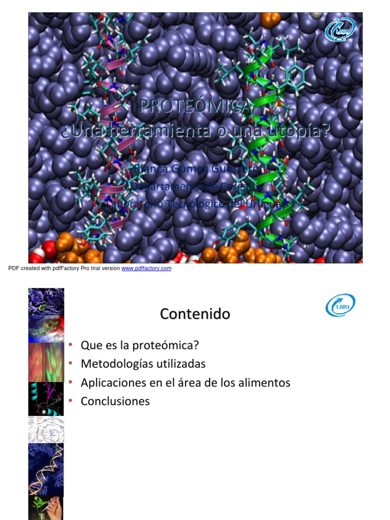 Proteomica | PDF | Proteómica | Proteínas