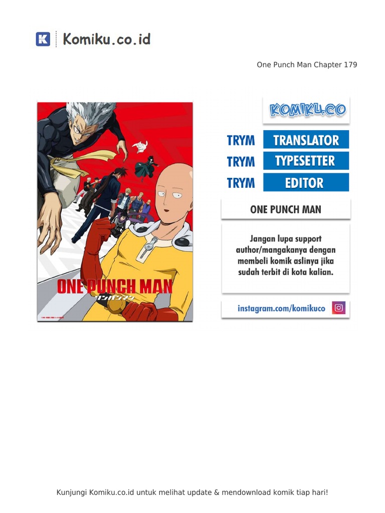 Komiku - Co.id One Punch Man Chapter 179 | PDF