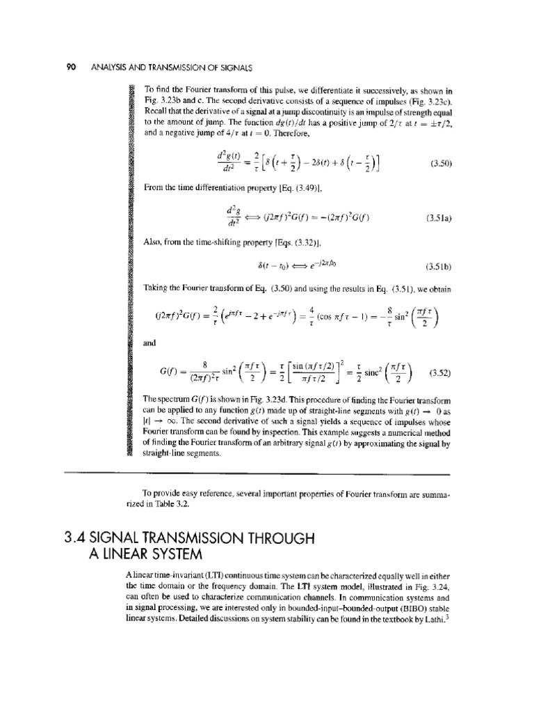 Note5 - Signal Transmission Through LTI System and Distortionless ...