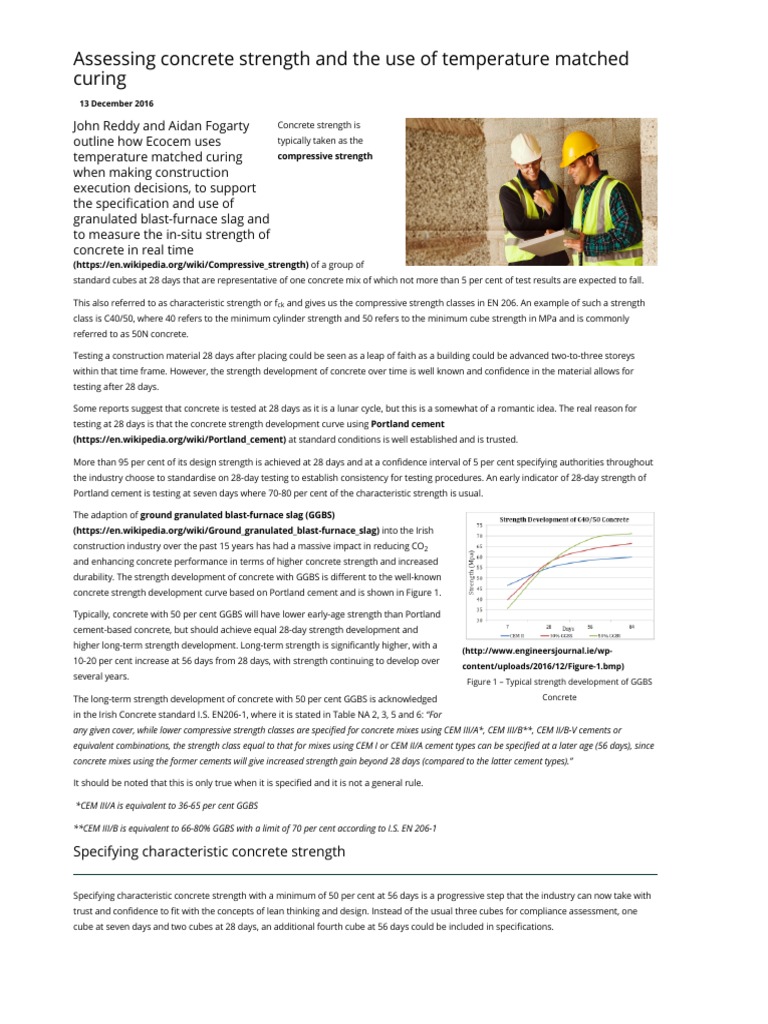 Temperature Matched Curing | Download Free PDF | Concrete | Building ...