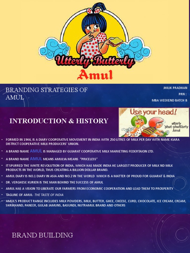 Amul's Branding Strategy Overview | PDF