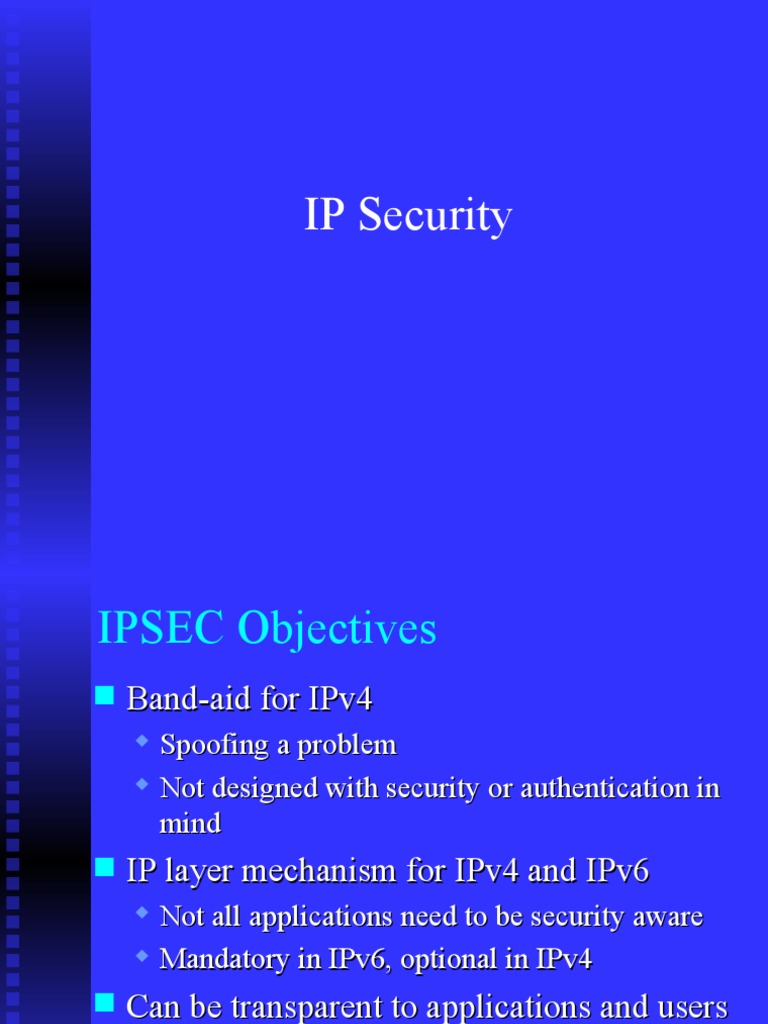 Ipsec | PDF | Internet Protocols | Transmission Control Protocol
