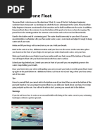 Floating Techniques | PDF | Buoyancy | Recreation