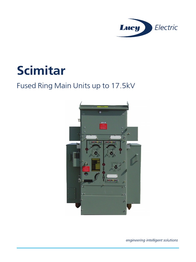 Scimitar: Fused Ring Main Units Up To 17.5kV | PDF | Fuse (Electrical ...