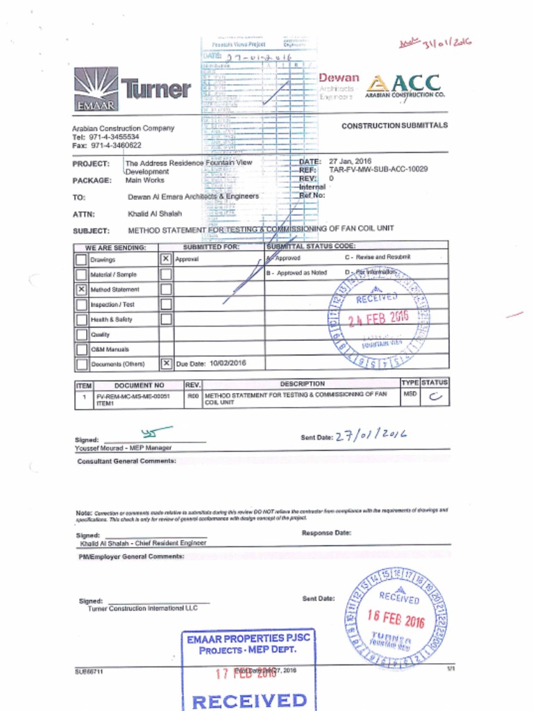Fan Coil Unit (T&C) | PDF