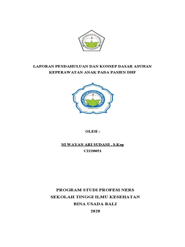 Asuhan Keperawatan Anak DHF | PDF | Kesehatan Holistik