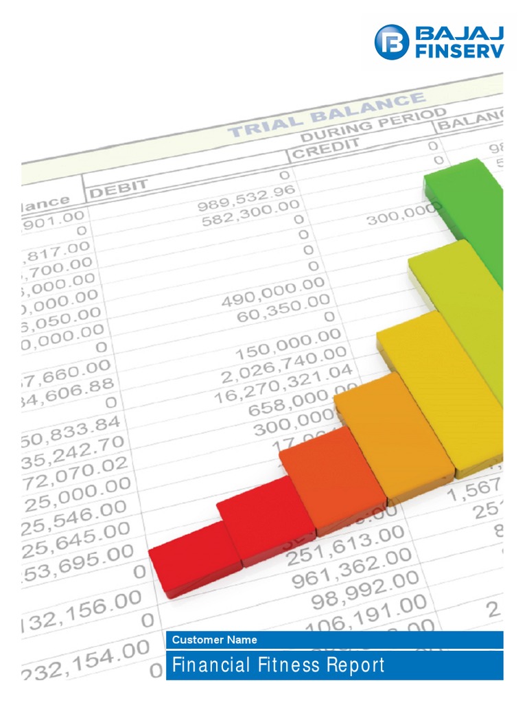 Financial Fitness Report: Customer Name | PDF | Credit | Finance ...