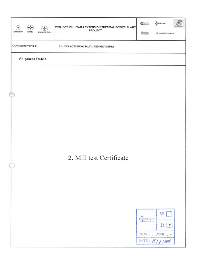 2.mill Test Certificate | PDF