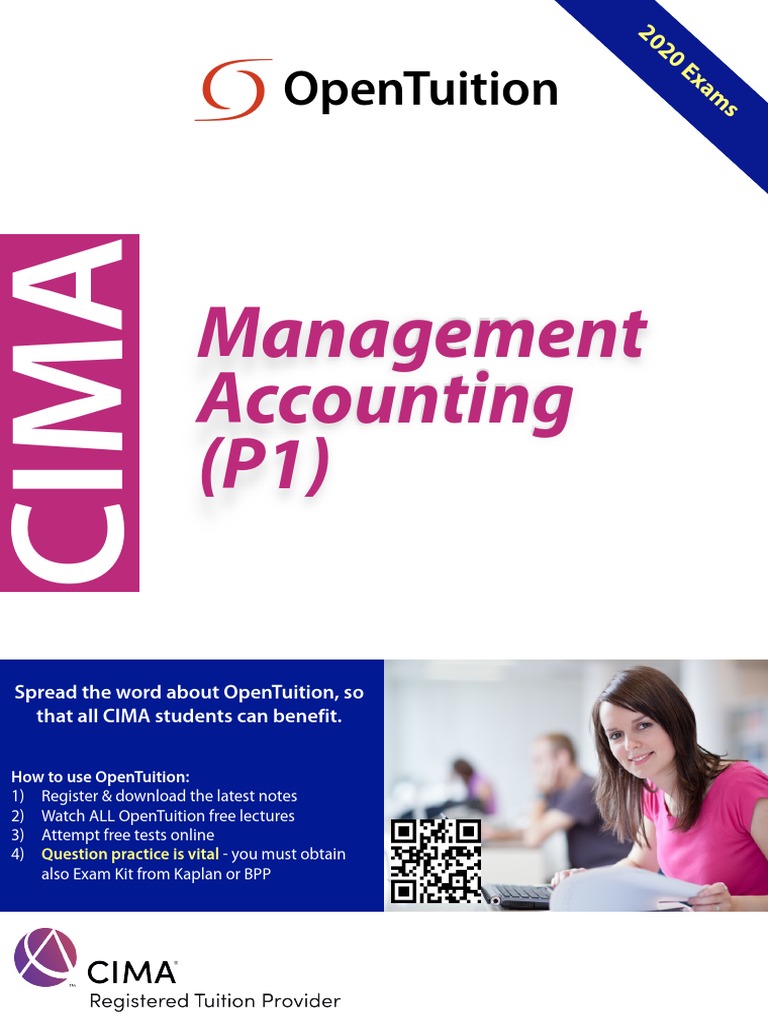 CIMA P1 2020 Notes | PDF | Management Accounting | Cost Of Goods Sold