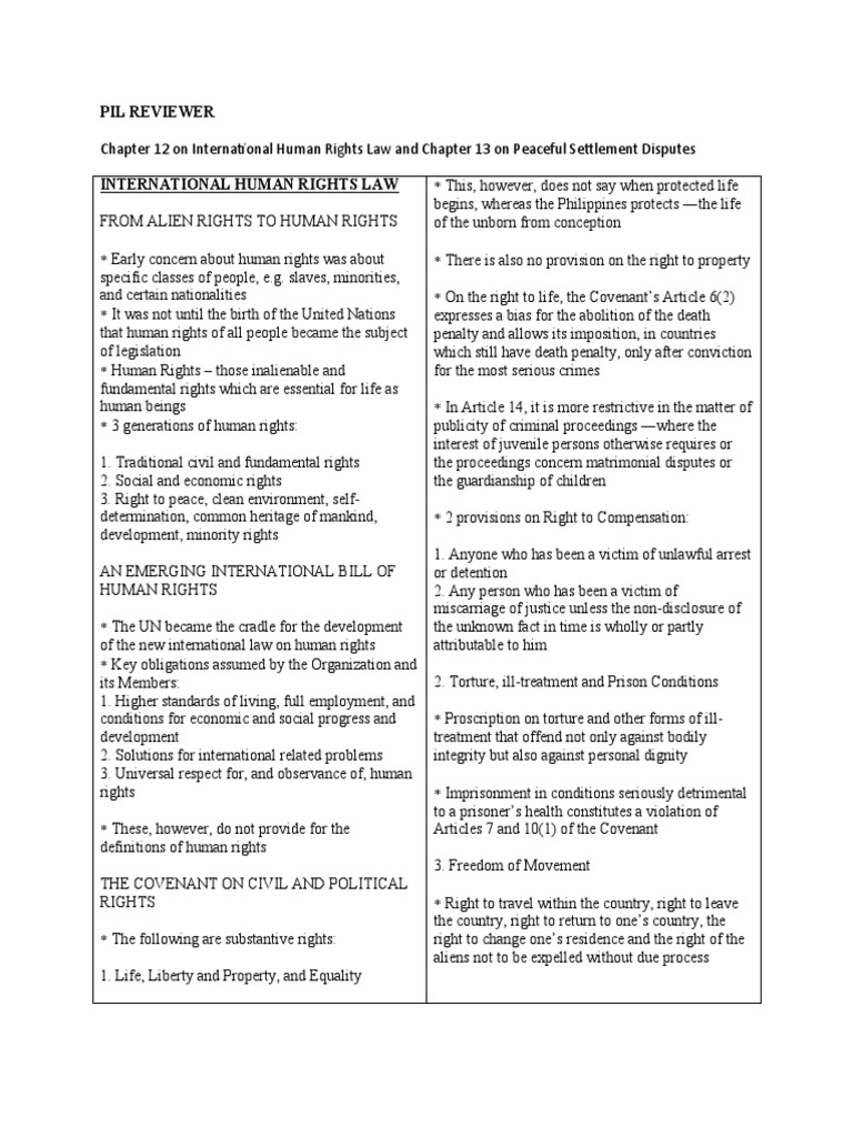 Pil Reviewer2 | PDF | Jurisdiction | Arbitration