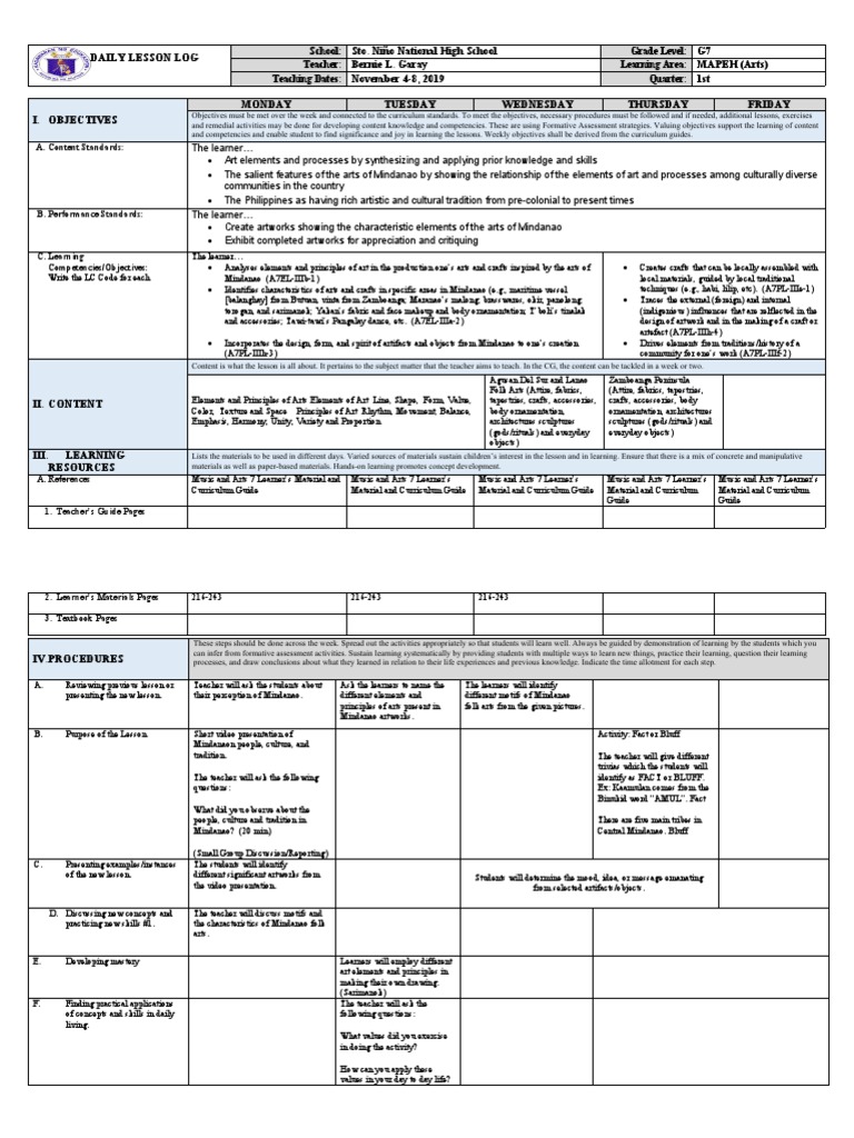 Cultivating Cultural Understanding: A Lesson Plan on the Rich Arts and ...