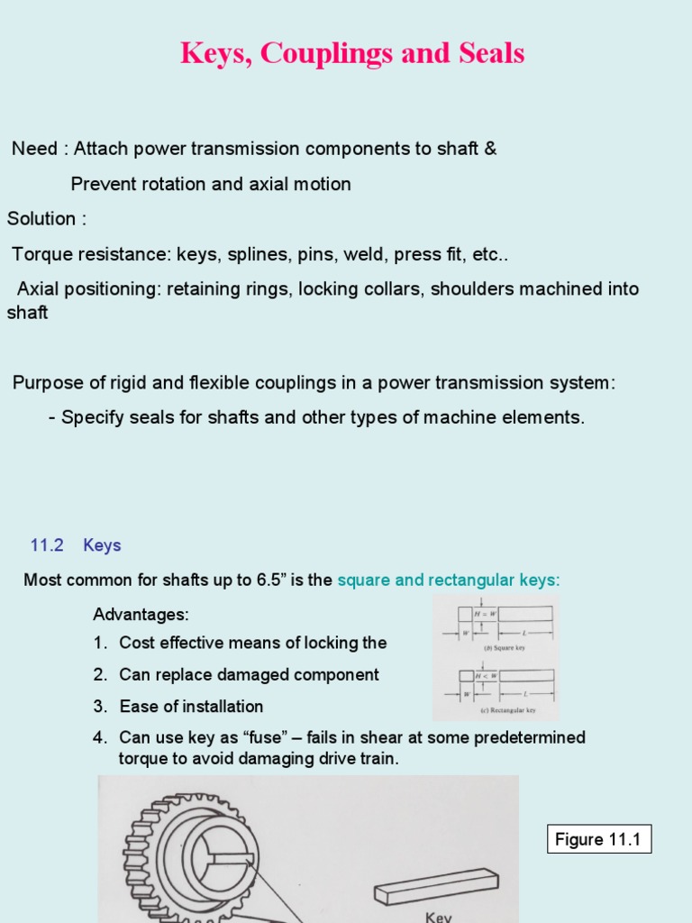 Keys and Coupling | PDF | Applied And Interdisciplinary Physics ...