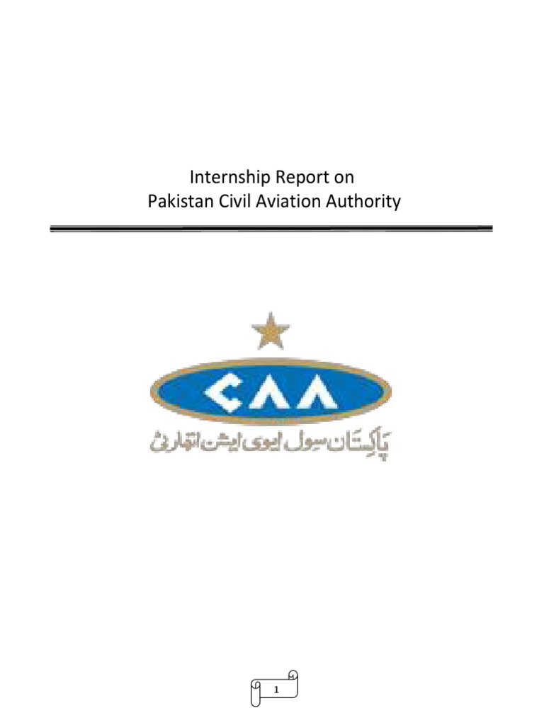 Internship Report On PCAA AIIAP PDF | PDF | Aviation | Business