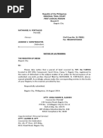 Notice of Lis Pendens | PDF | Virtue | Judiciaries