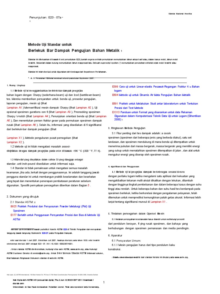 ASTM E23 (Impact Test) - 20160406 - 233024.en - Id | PDF