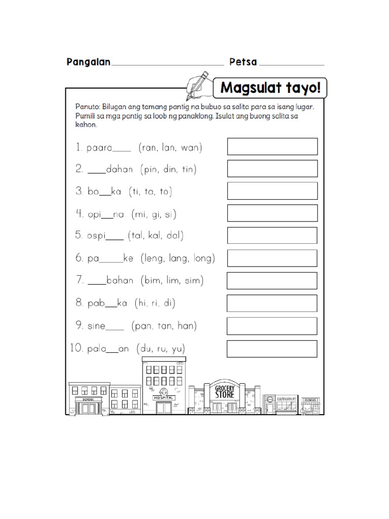Filipino Workbook PDF | PDF