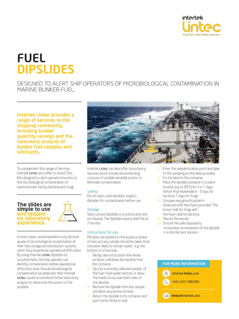 Fuel Dipslide Lintec | PDF | Fuel Oil | Chemistry