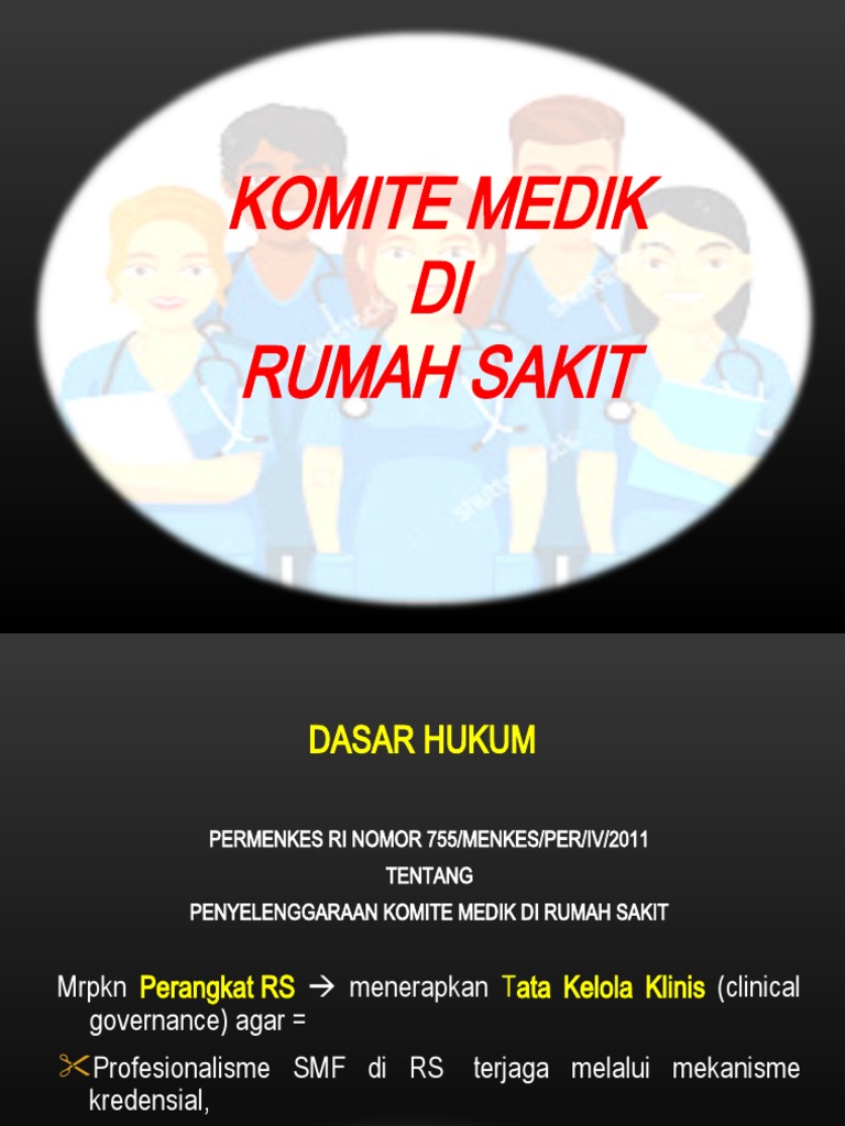 KULIAH KOMITE MEDIK - Eny | PDF