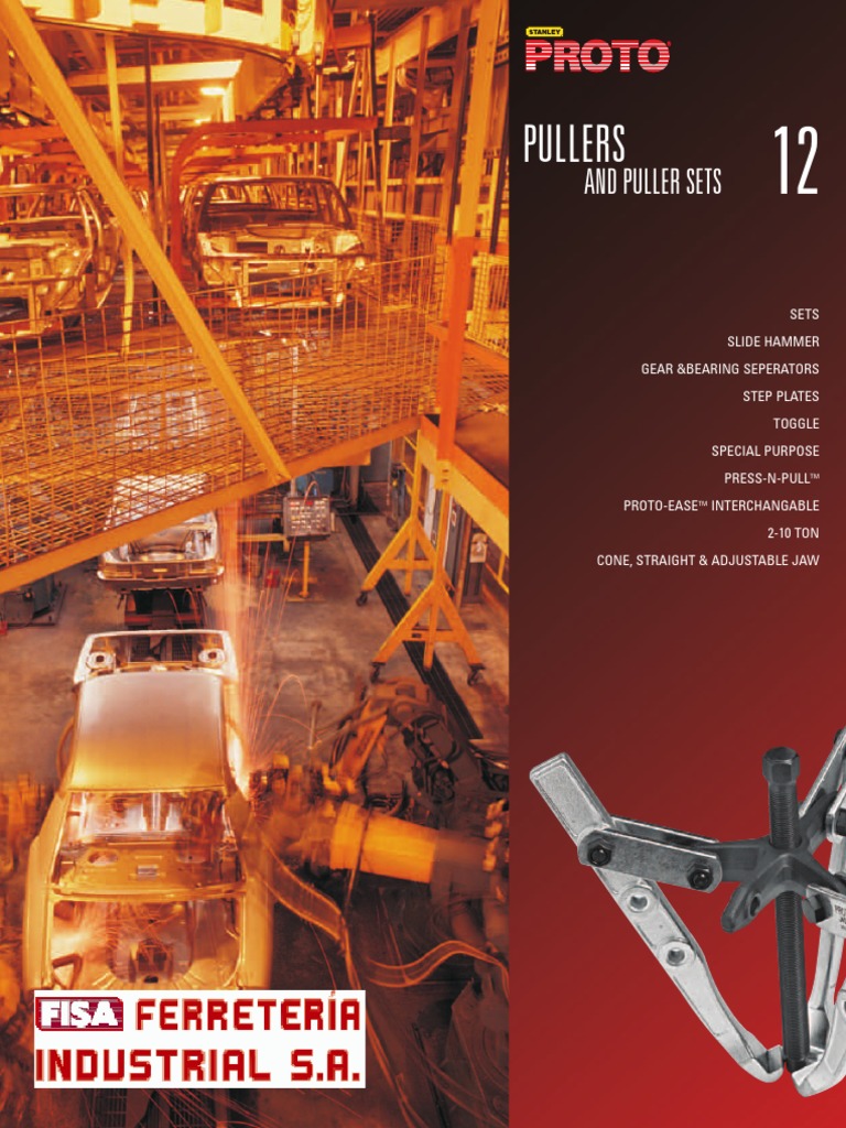 Pullers & Puller Sets Proto PDF | PDF | Screw | Gear