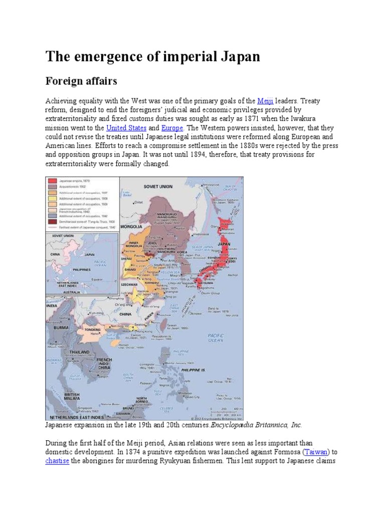 Japanese Imperialism and Its Impact | PDF | Russo Japanese War | Empire ...