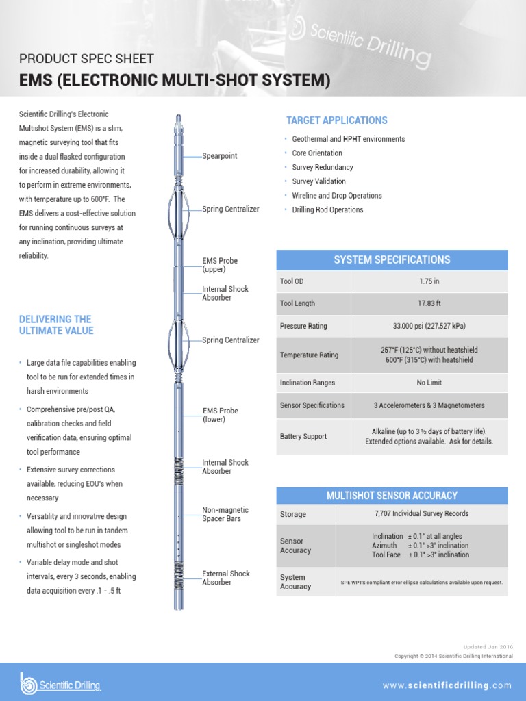 Ems (Electronic Multi-Shot System) : Product Spec Sheet | PDF ...