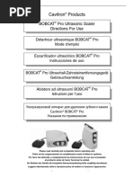 User Manual For Dentsply Cavitron Plus Ultrasonic Scaler | PDF