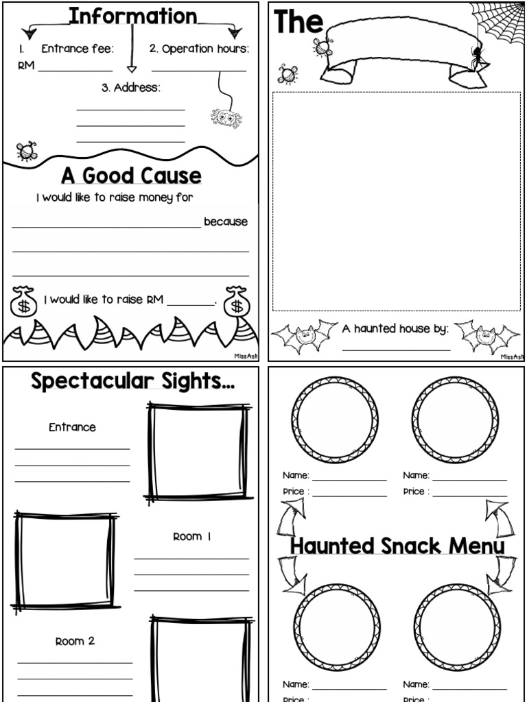 Design A Haunted House PBL FOLDABLE PDF | PDF
