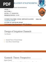 Trapezoidal Open Channel Design Calculations | PDF | Equations ...