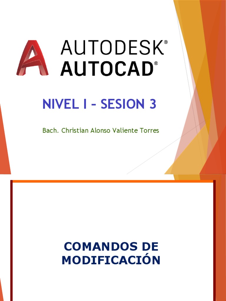 AutoCAD Nivel I Sesion 3 | PDF | Tangente | Circulo