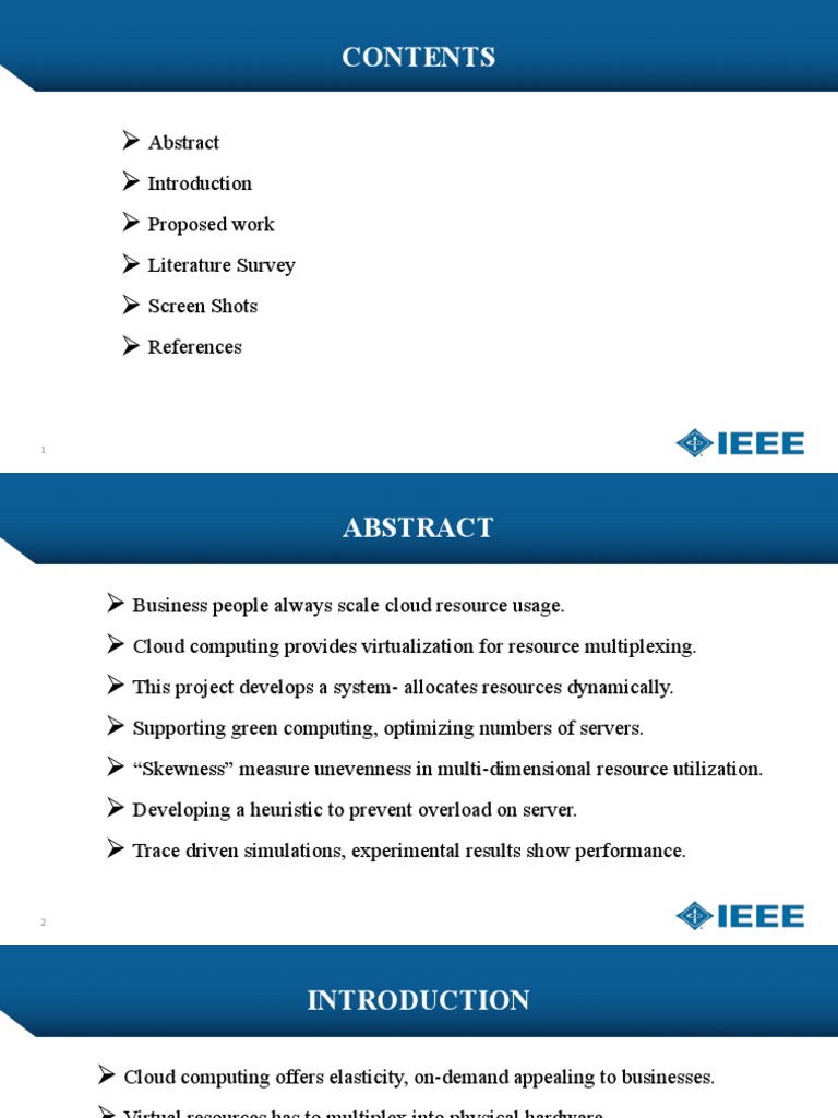 Dynamic Resource Allocation Using Virtual Machines For Cloud Computing Environment | PDF ...