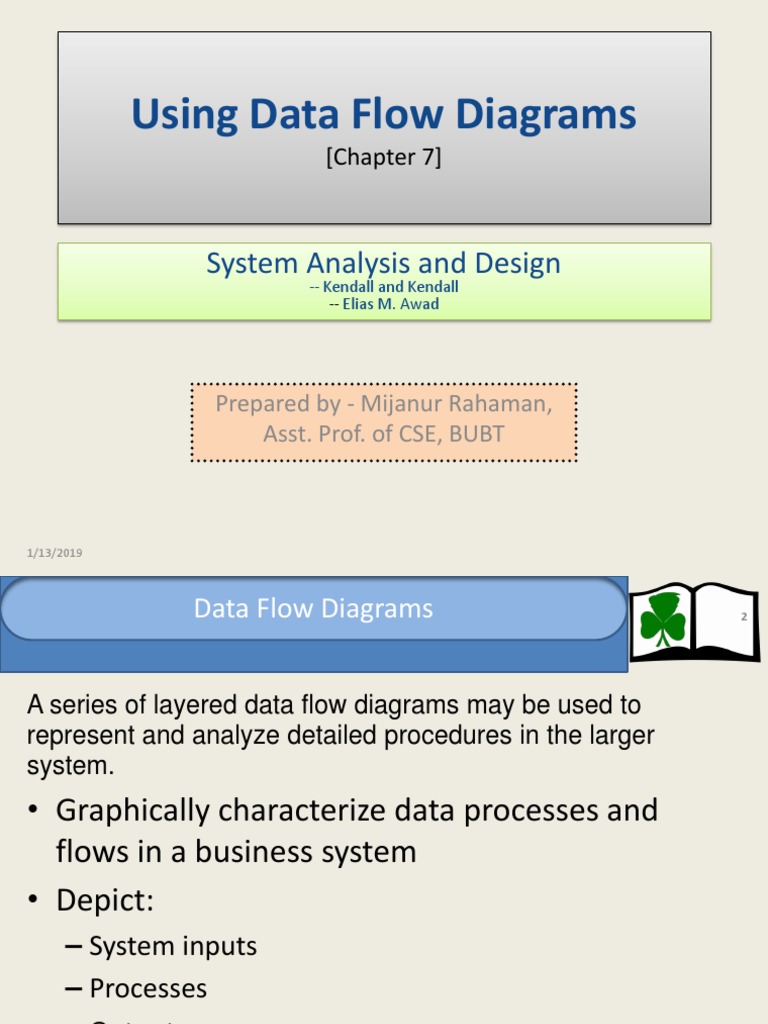Ch7 - Using Data Flow Diagrams - 1 | PDF | System | Data
