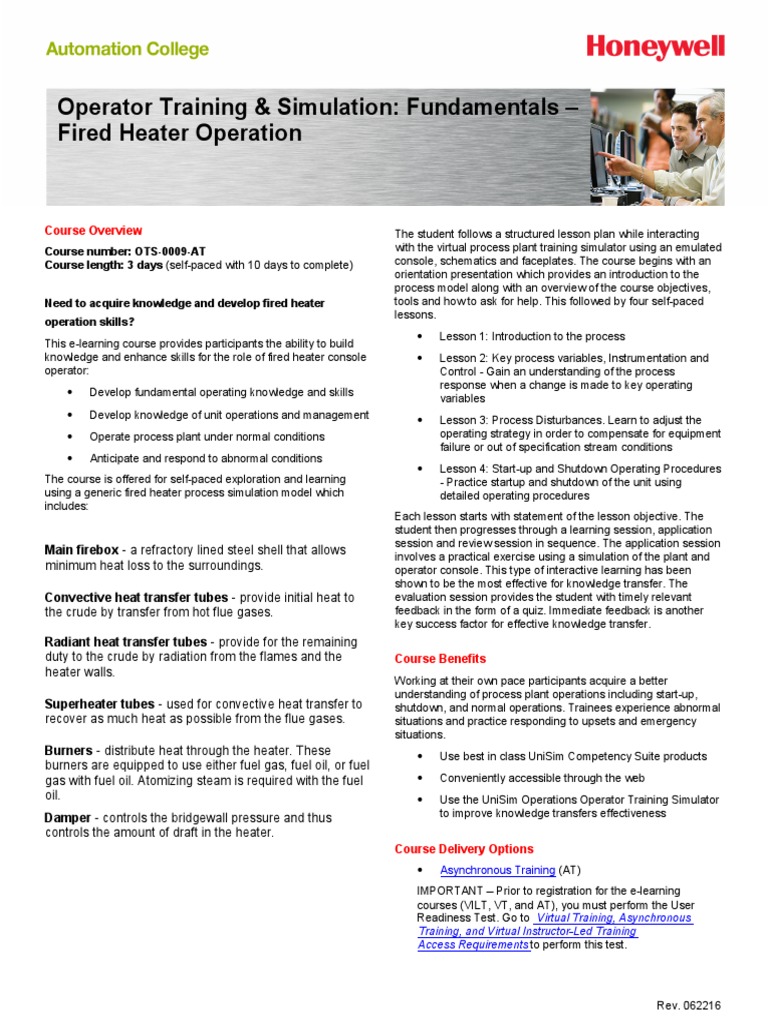 Ots 0009 at en Des 544 r000 Rev01 0 Operator Training and Simulation ...