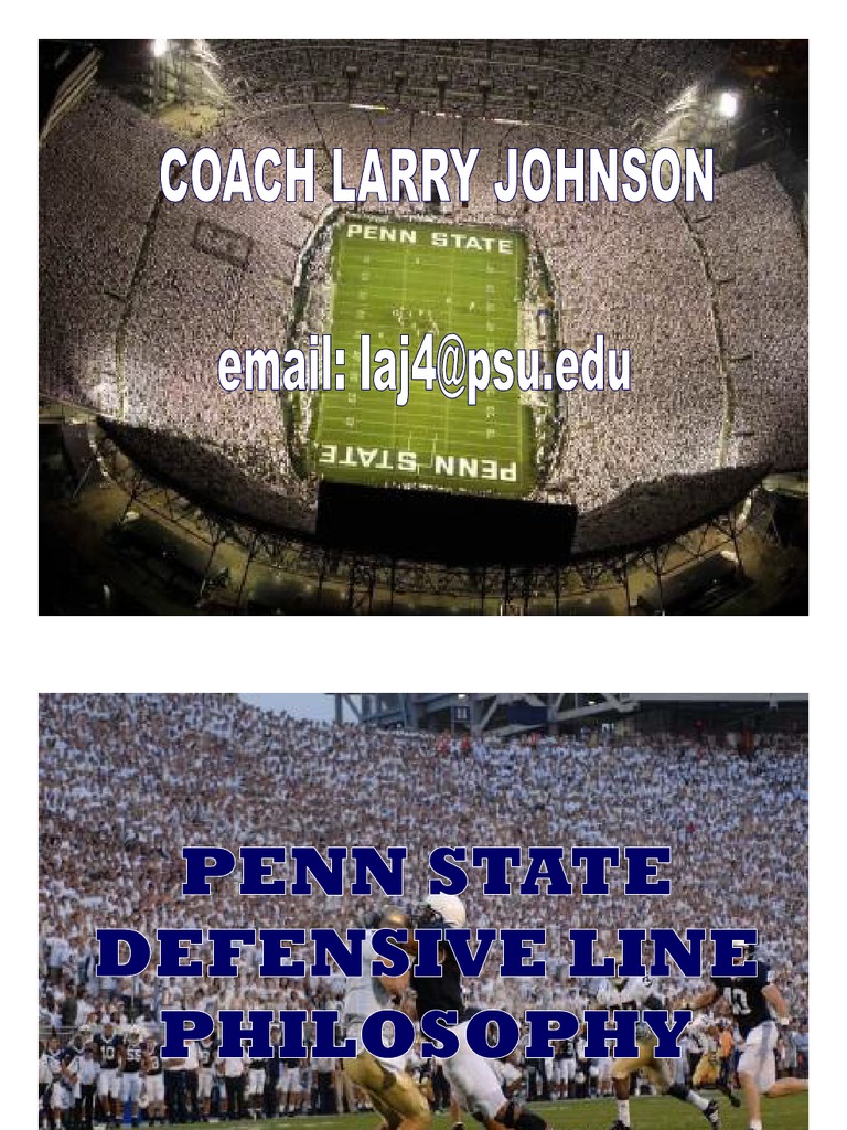 Penn State DL Philosophy | PDF | American Football | Football Codes