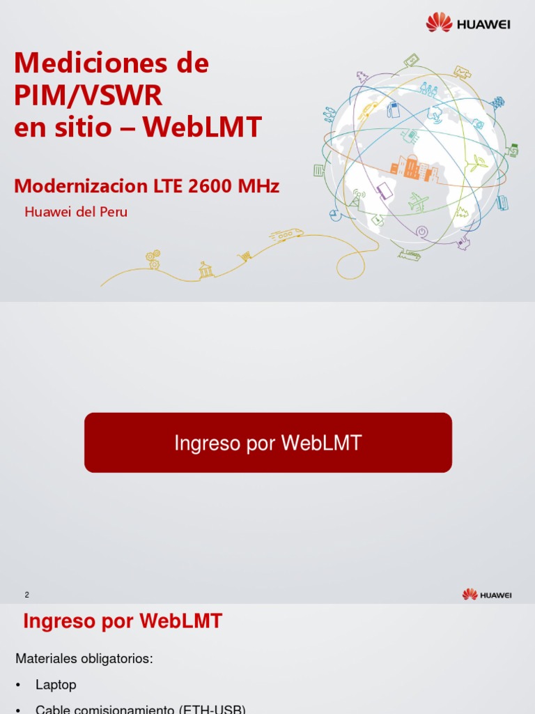 Mediciones de PIMVSWRen Sitio - WebLMT PDF | PDF | Redes de ...