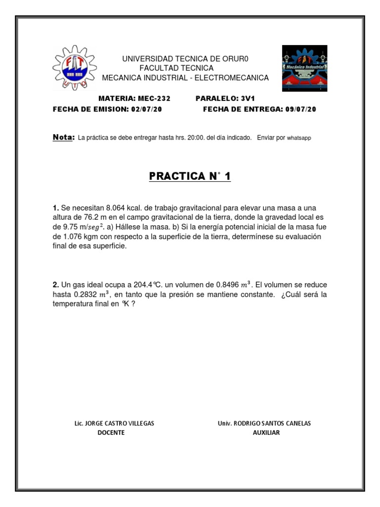 Termo Practica PDF | PDF