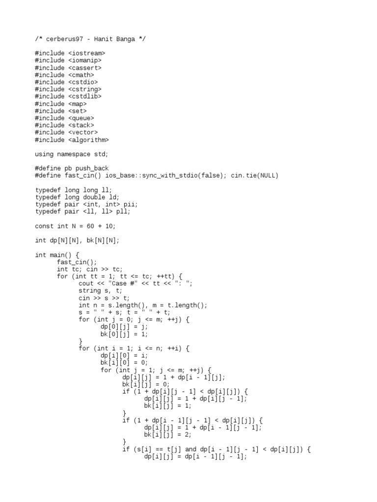 Cerberus97 0000000000377bdc | PDF | C++ | Programming Paradigms