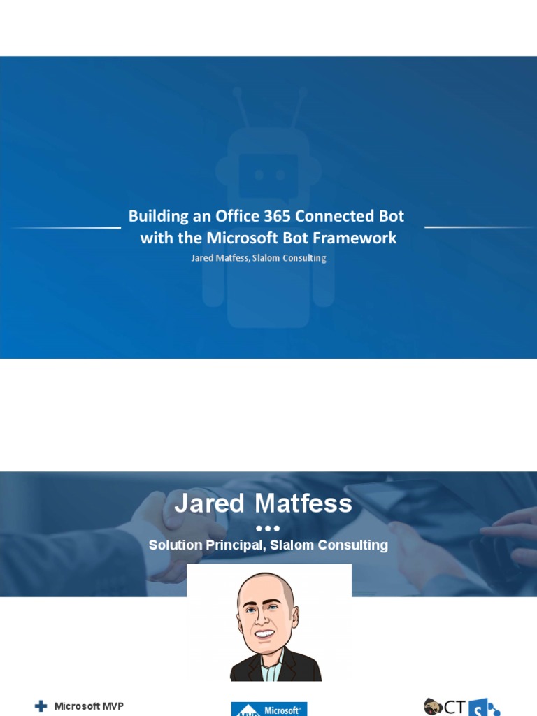 Building An Office 365 Connected Bot With The Microsoft Bot Framework ...