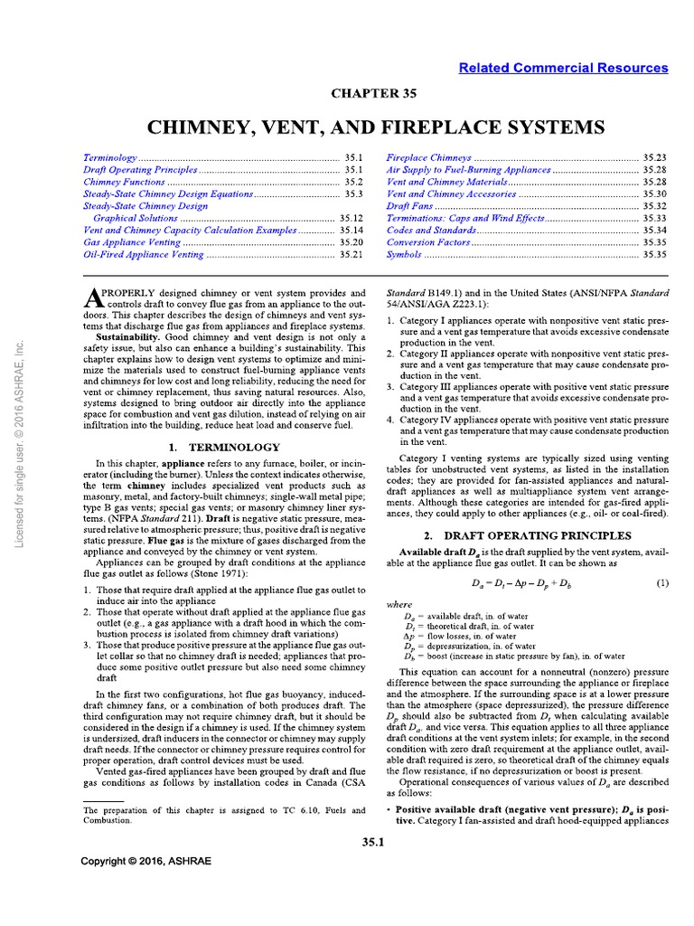 2016 ASHRAE Handbook HVAC Systems and Equipment CH 35 IP | PDF