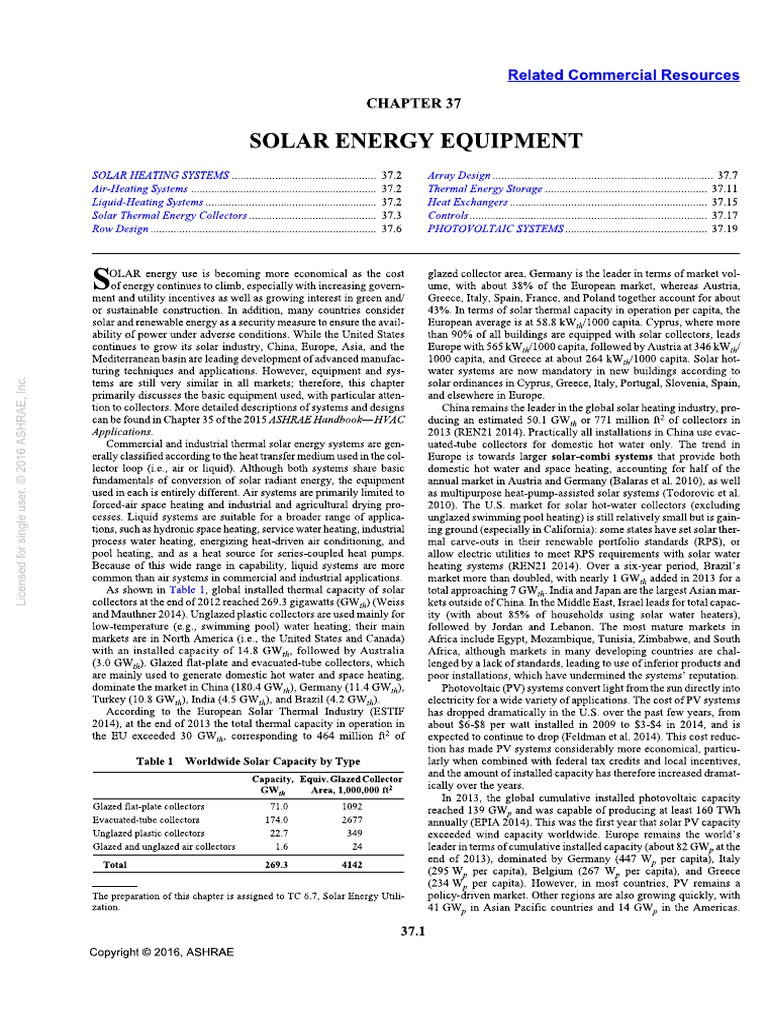 2016 ASHRAE Handbook HVAC Systems and Equipment CH 37 IP | PDF